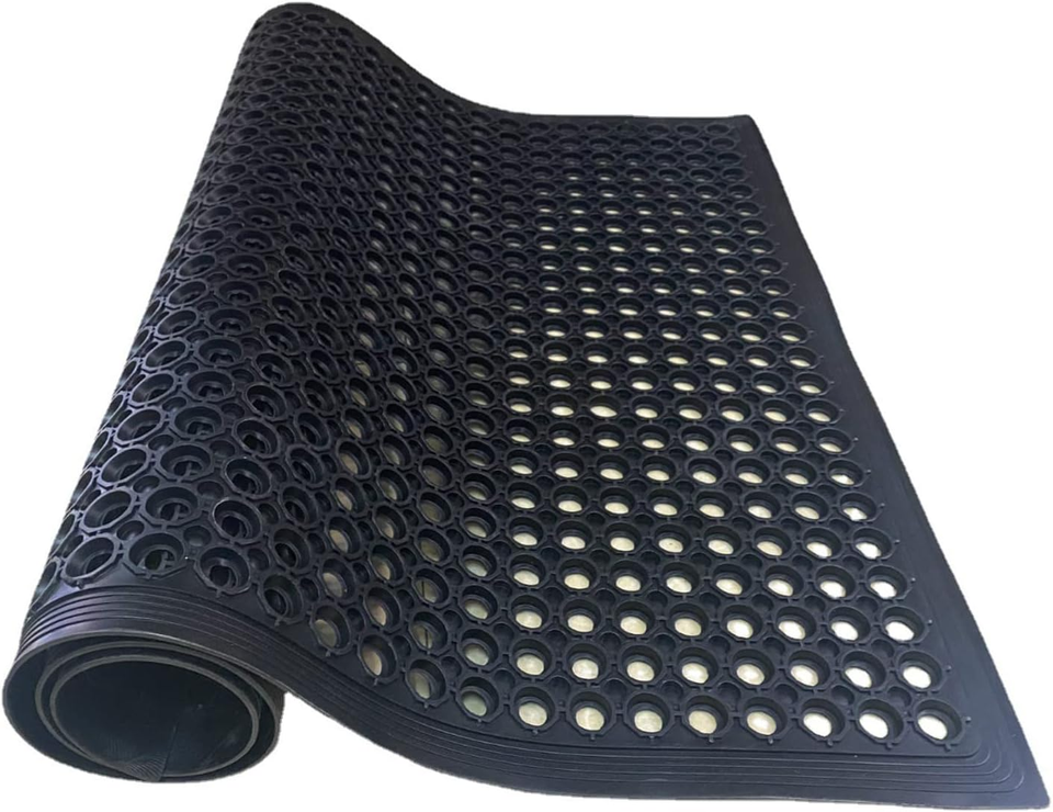 3X5Ft Rubber Floor Mat Commercial anti Fatigue Rubber Drainage Mat New ...