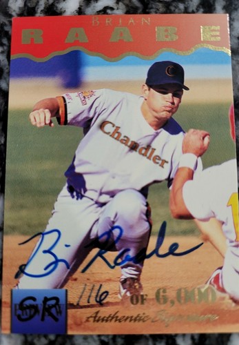 Brian Raabe autographed Baseball Card Minnesota Twins 1995 Signature ...