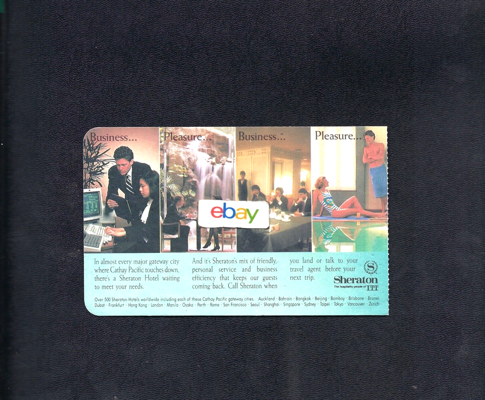 CATHAY PACIFIC AIRWAYS BOARDING PASS ECONOMY CLASS DPS BALI 1990 ...