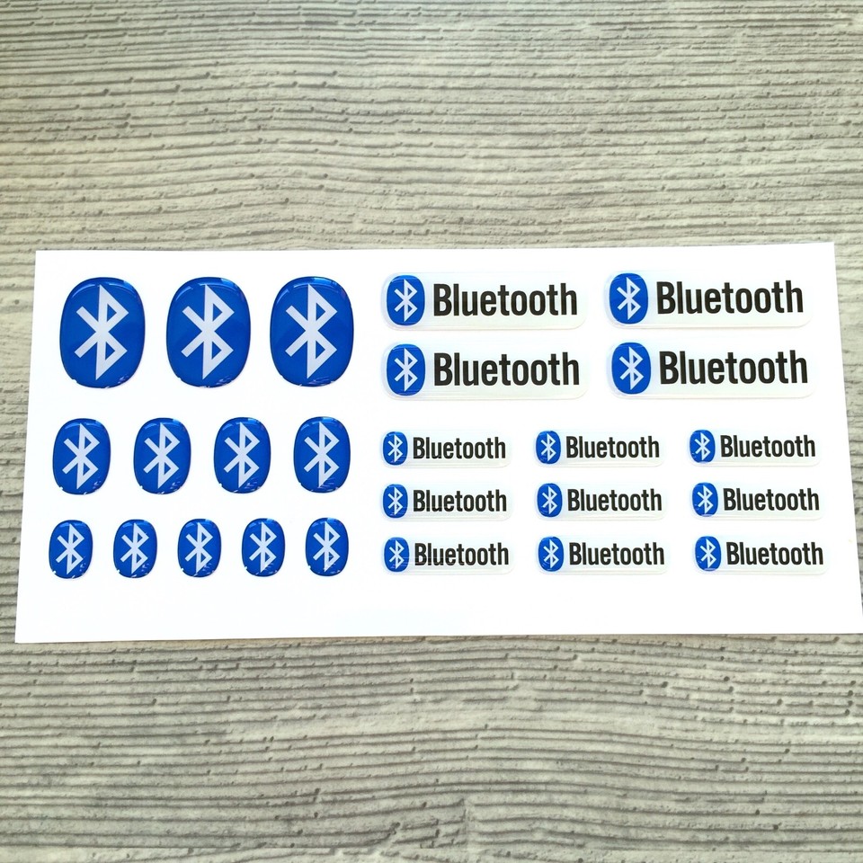 25pcs Bluetooth 3D domed sticker decals | eBay