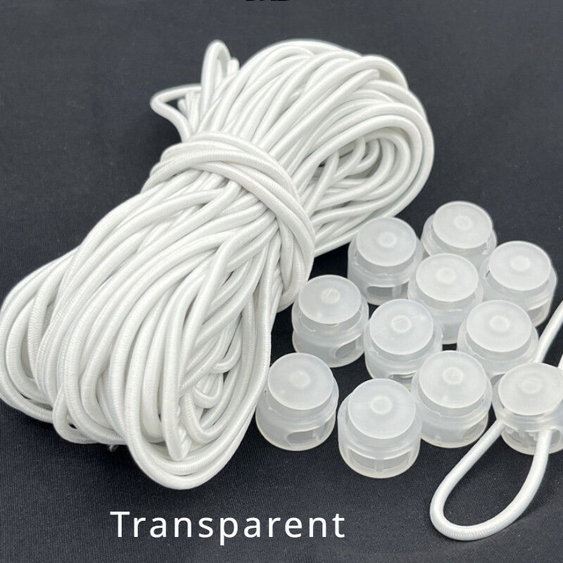 Spring Cord Lock End Stopper Fastener Adjustment Elastic Band ...
