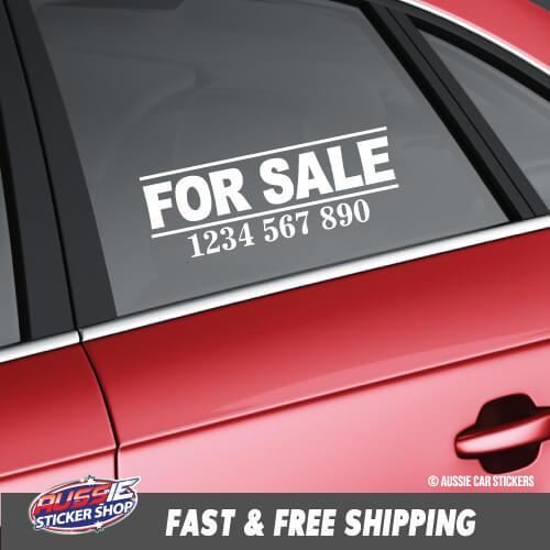 FOR SALE CUSTOM PHONE NUM STICKER | eBay