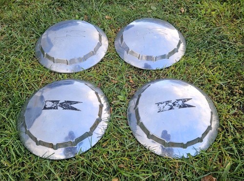 Set of 4 Kaiser Hubcaps 1952 1953 1954 Standard Mantattan Special ...