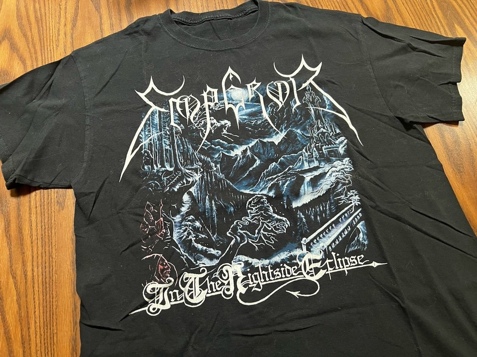 Emperor Shirt Size Large Norwegian Black Metal 90s Vintage Nightside ...