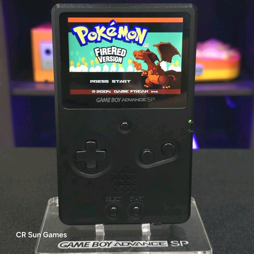 Gameboy Advance GBA SP Unhinged Aluminum IPS UsbC 1700 mAh Battery ...