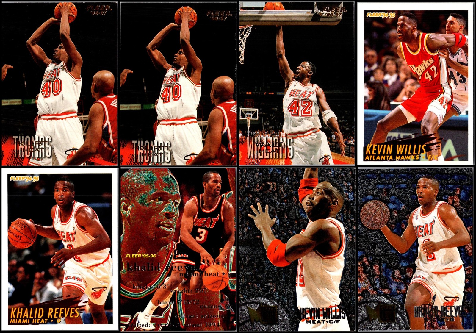 Fleer European Miami Heat (8) Card Lot - EXCLUSIVE OFFER – ACT QUICK ...