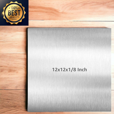 6061 T651 Aluminum Sheet Metal 12" X 12" X 1/8" (0.125") Rectangle ...