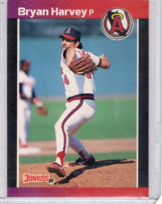 1989 Donruss Bryan Harvey #525 California Angels free shipping | eBay