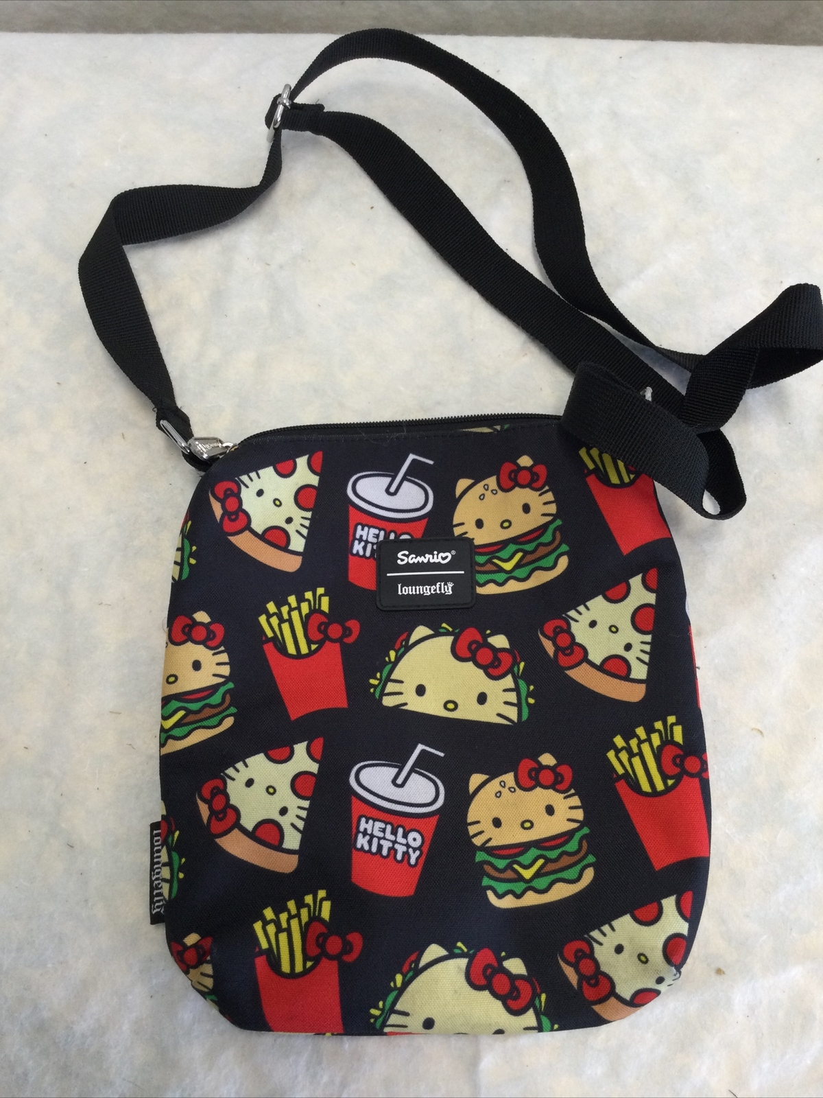 Loungefly Hello Kitty Fast Food Cheeseburger Crossbody Purse Bag | eBay