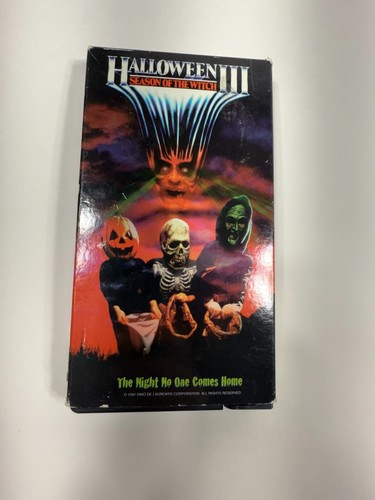 HALLOWEEN III 3 Season of the Witch VHS 1982, 1996 Horror rare HGV ...