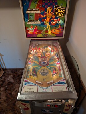 Sound Stage Pinball Machine by Chicago Coin c. 1976 | eBay