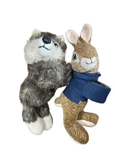 Animal Republic Hanger Wolf And Peter Rabbit Wrist Bracelet Plush ...