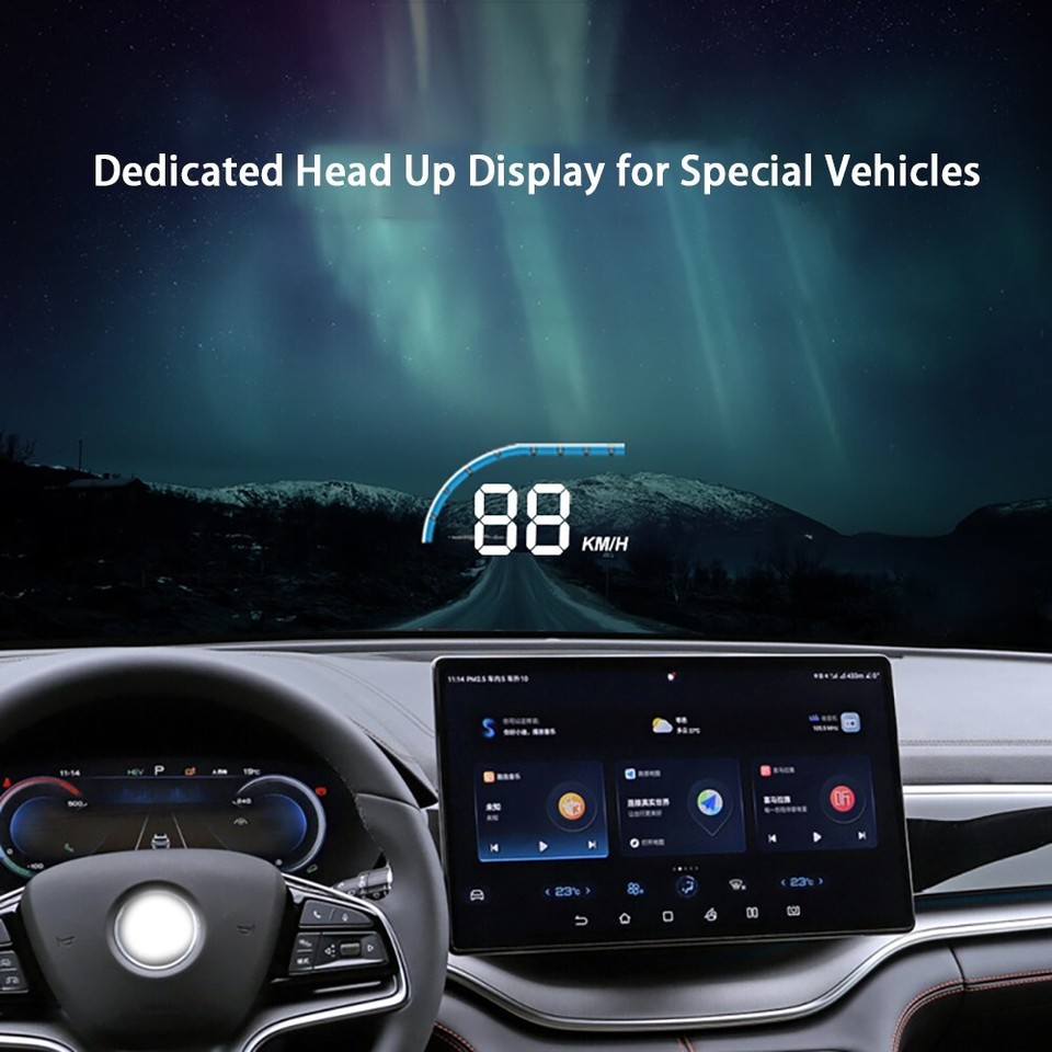 2020~2024 BYD Song Plus DM-i EV Sealion 6 Seal U HUD Alarm Head Up ...