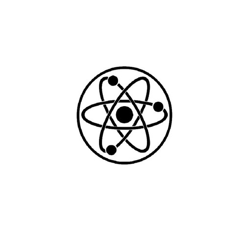 atom vinyl car sticker, decal, window laptop ORACAL 651 | eBay