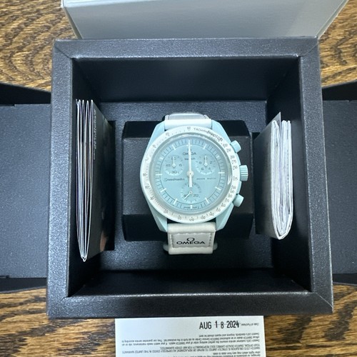 OMEGA x SWATCH Speedmaster Moonswatch Mission To Uranus - Baby Blue ...
