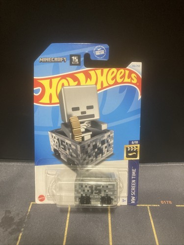 2024 Hot Wheels Minecraft 15 Years Minecart HW Screen Time Toy Car | eBay