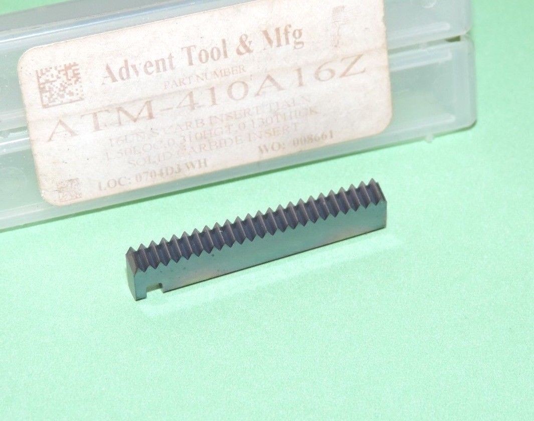 () Advent ATM-410A16Z Thread Mill Carbide Inserts TiALN Coated for sale ...