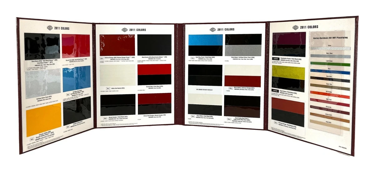 Harley Paint Color Chart