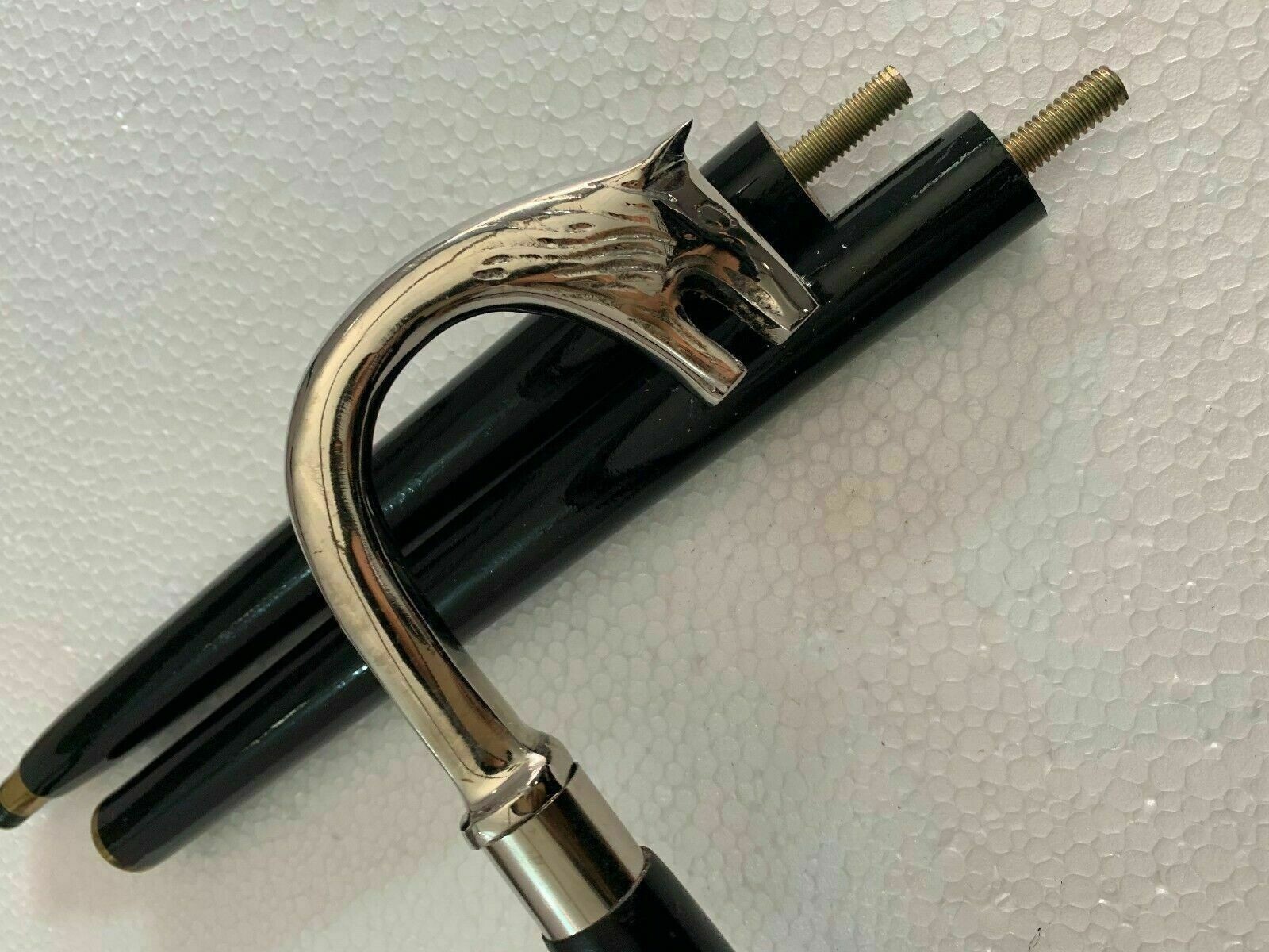 Vintage Walking Stick Antique Wolf Handle Best Handma… - Gem