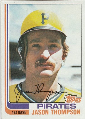 FREE SHIPPING-MINT-1982 (PIRATES) Topps #295 Jason Thompson (FACSIMILE ...