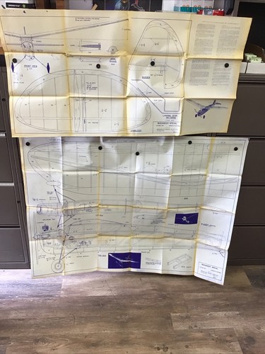 "Buccaneer Special" Template RC Plane Model Design FULL SCALE BLUEPRINT ...