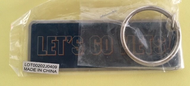 New York Mets Key Chain Fan Collectible Sealed Mint Lets Go Mets! Key ...