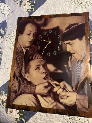 Custom Three Stooges Clock | eBay