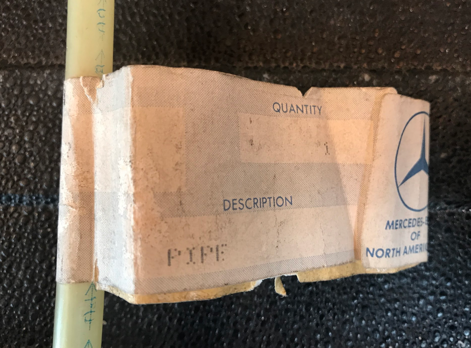Mercedes-Benz Fuel Return Line - 615-070-20-32 - For MBZ OM615 Diesel ...
