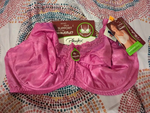NWT Playtex Secrets Signature Florals Underwire Bra 4422 36DD Pink ...
