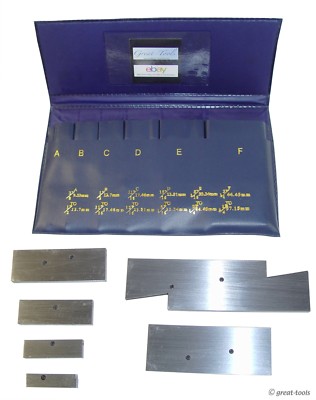 ADJUSTABLE MACHINESTS PARALLEL SET – 3/8” to 2-1/4” range – measuring ...