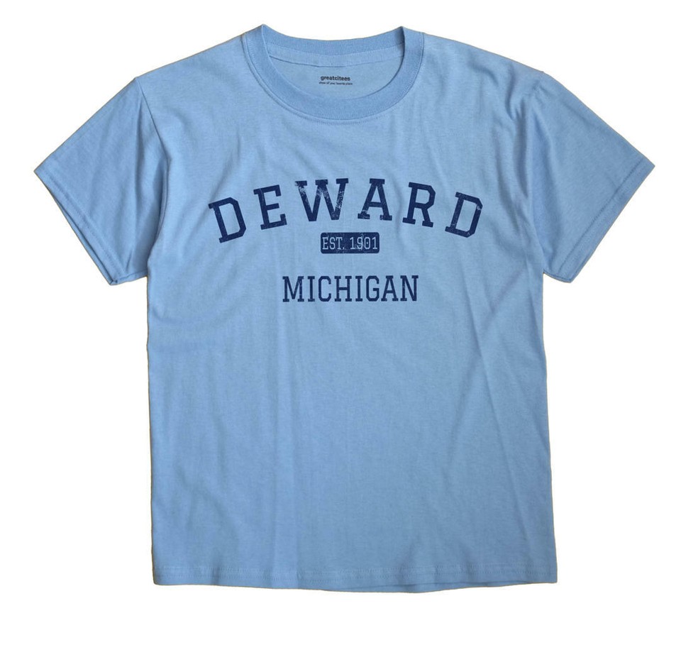 Deward Michigan MI T-Shirt EST | eBay