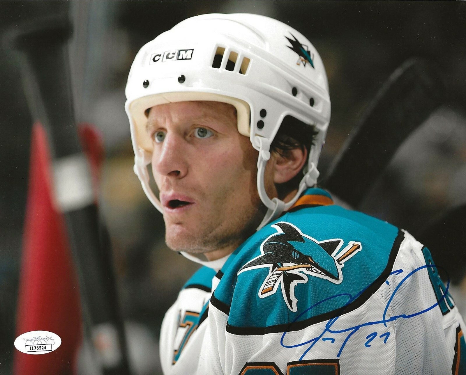 Jeremy Roenick signed San Jose Sharks 8x10 photo autographed JSA | eBay