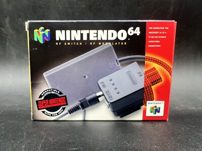 Nintendo 64 N64 RF Switch RF Modulator | Empty Box Only | N64 Nintendo