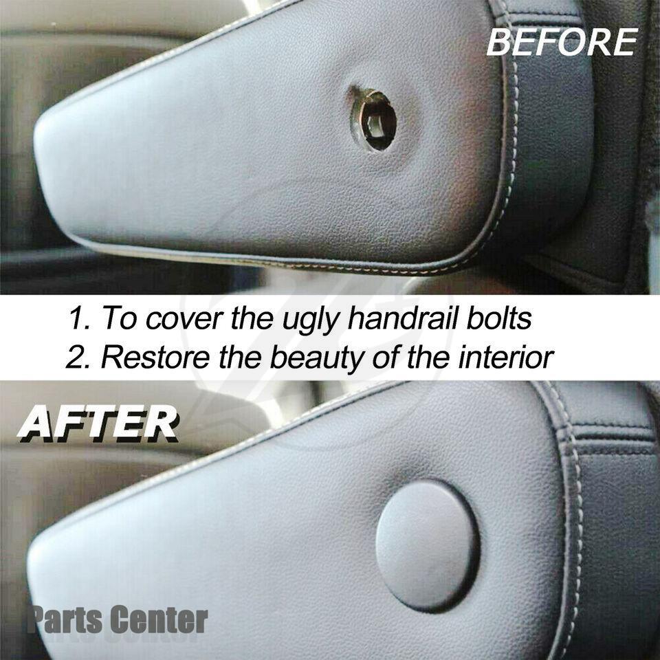 2PCS 15279689 Grey Rear Armrest Seat Bolt Cover Cap For TAHOE GMC YUKON ...