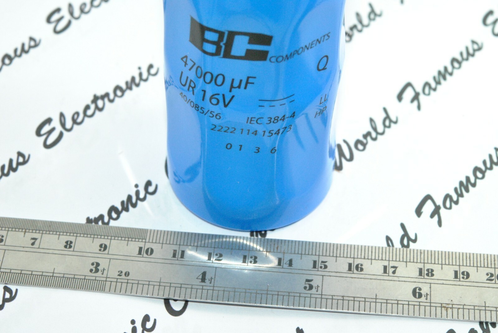 1pcs - Vishay BCcomponents 47000uF 16V Screw Terminal Capacitor - NOS ...