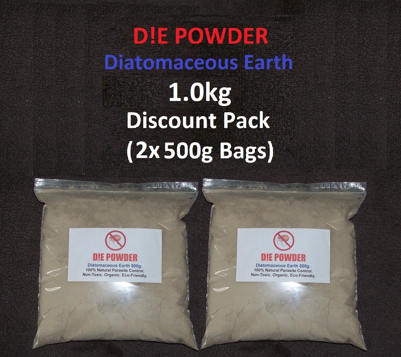 D!E POWDER, DIATOMACEOUS EARTH, POULTRY / LIVESTOCK WORMER REDMITE/FLEA ...