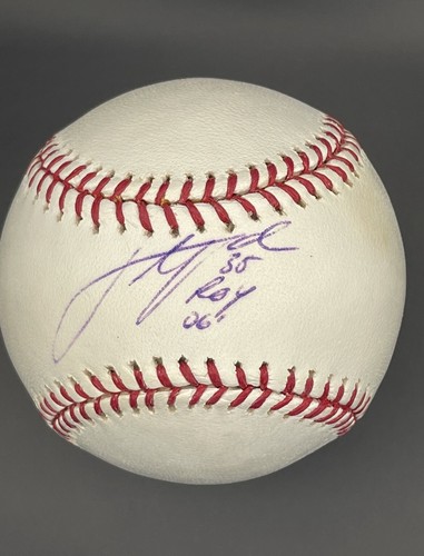 Justin Verlander 2006 AL ROY Signed Baseball JSA LOA | eBay