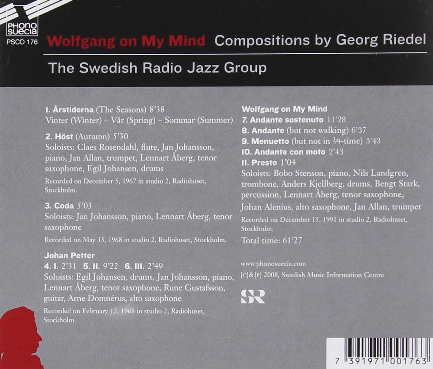 George Riedel Wolfgang On My Mind (CD) Album 7391971001763 | eBay