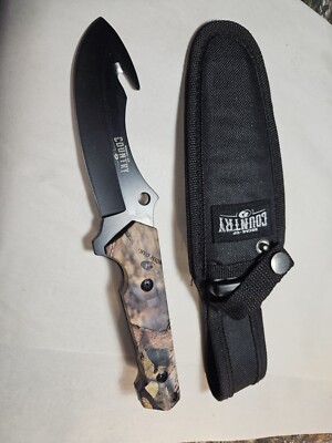 11” Camo MOSSY OAK Break-Up Country Fixed Blade Knife w/ Sheath | eBay