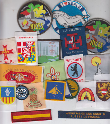 Boy Scout OVERSEAS Badges x 20 (B) | eBay UK