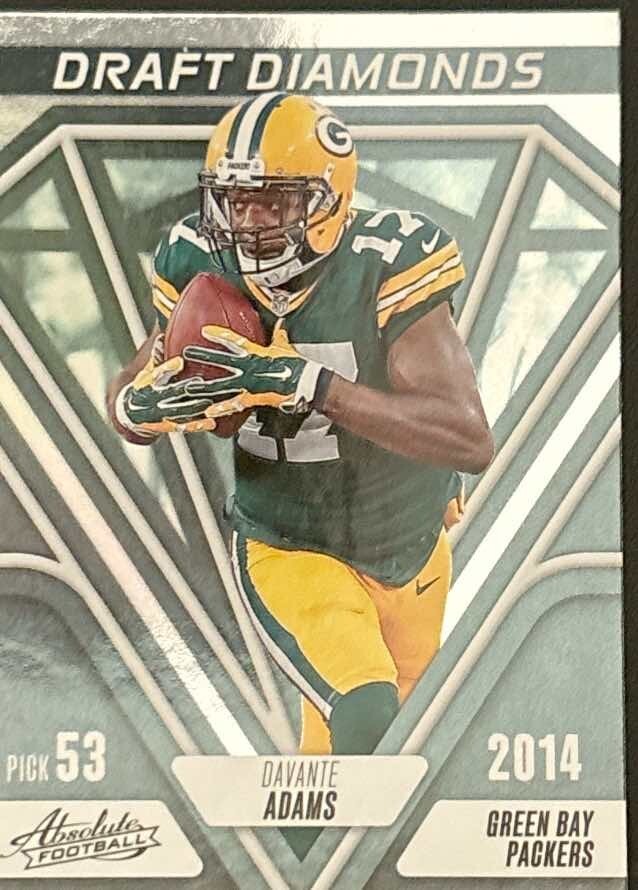 2023 Panini Absolute Football #DD-16 DAVANTE ADAMS Draft Diamonds ...