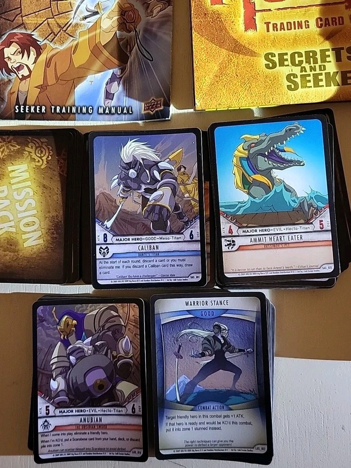 HUNTIK Trading Card Game SECRETS AND SEEKERS, + 30 Legendary Cards ...