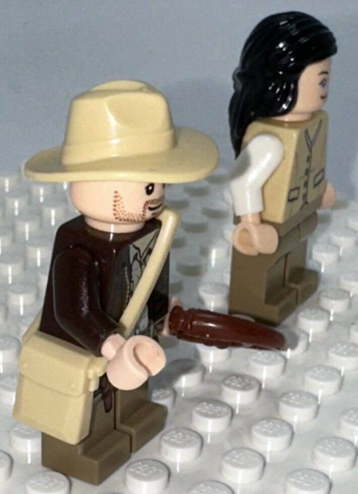 LEGO INDIANA JONES & MARION MINIFIGURE LOT RIVER CHASE 7625 IAJ001 ...