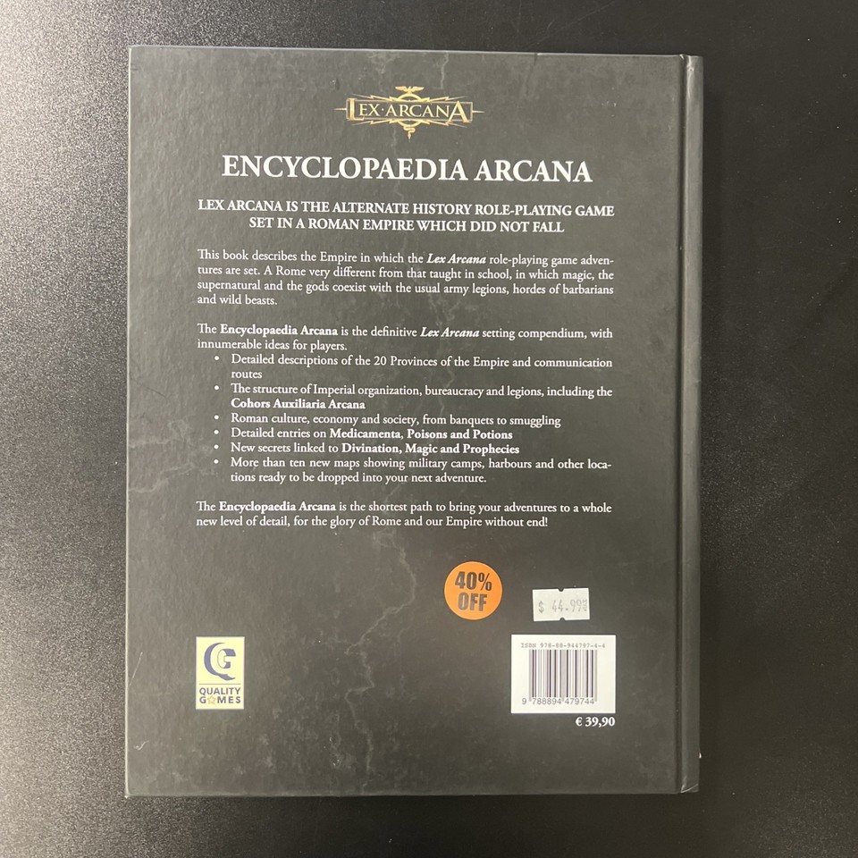 Lex Arcana RPG: Encyclopaedia Arcana | eBay