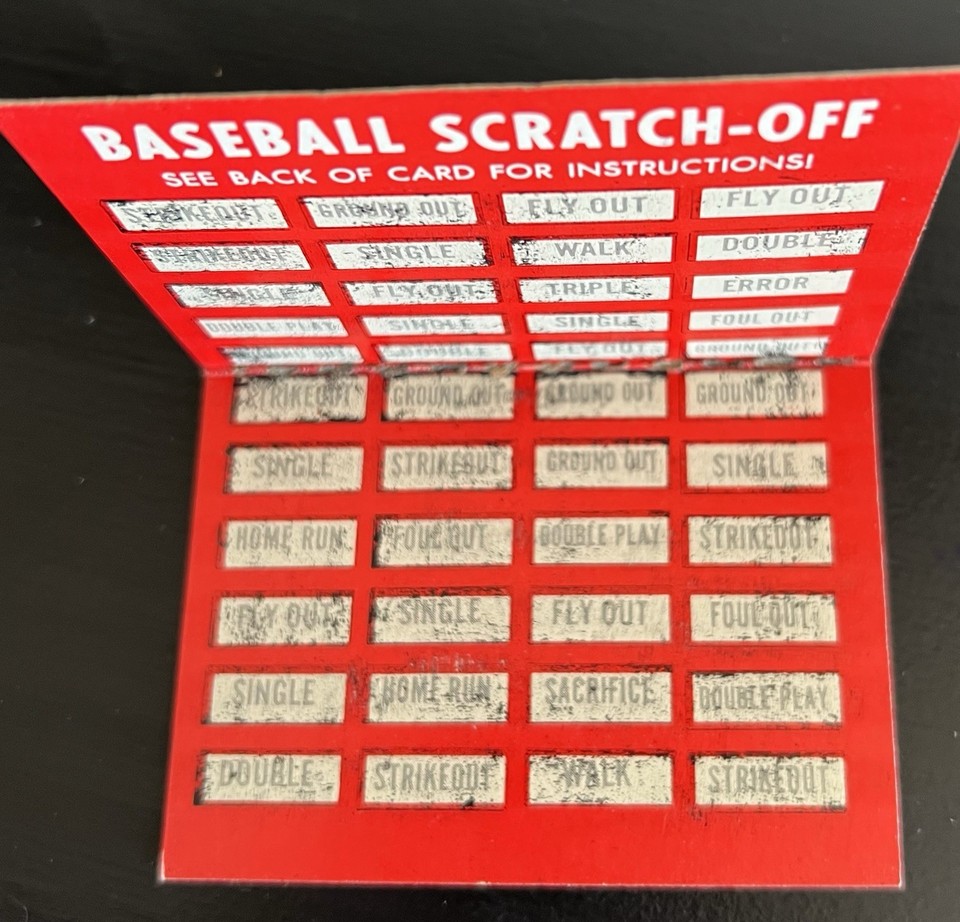 1970 Topps - Scratch Off Dick Allen Scratched | eBay