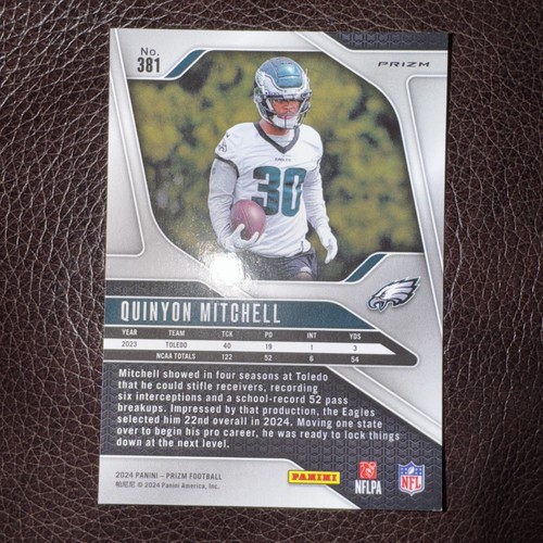 QUINTON MITCHELL 2024 Panini Prizm RED WHITE & BLUE PRIZM #381 RC ...