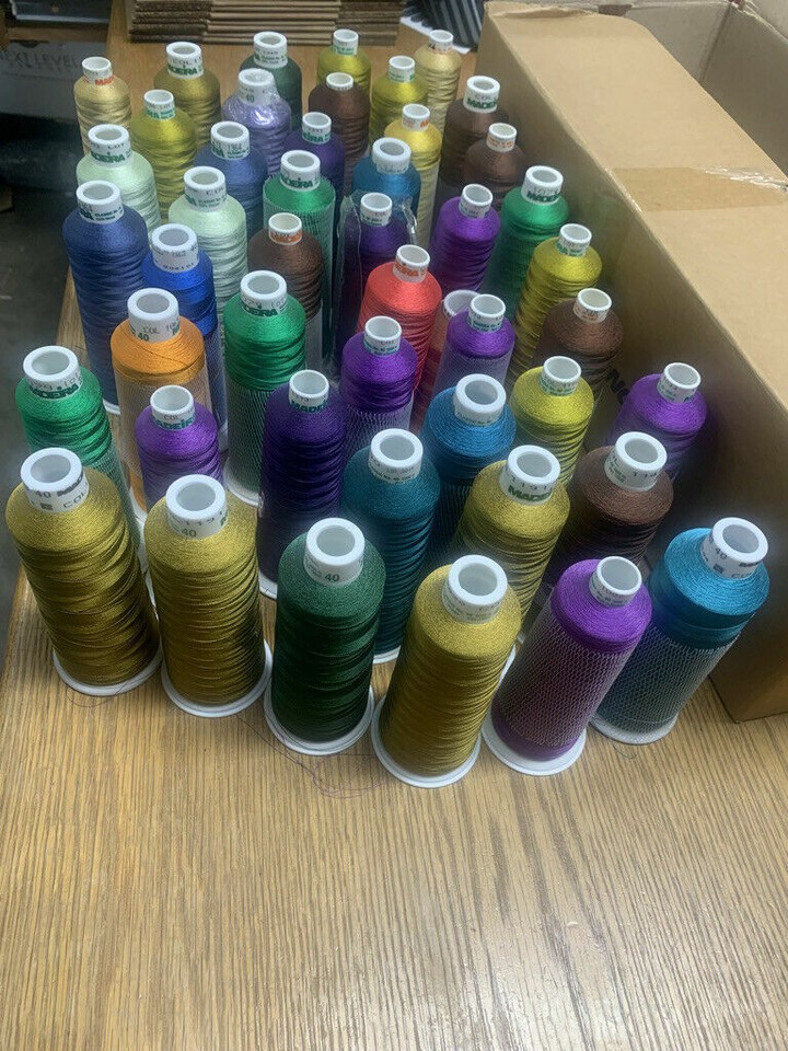 Madeira Rayon Thread Embroidery 2000m to 5000m per cone $9.99 Colors | eBay