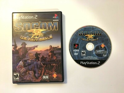 SOCOM II U.S. Navy Seals [Black Label] PS2 (PlayStation 2, 2003) Box ...