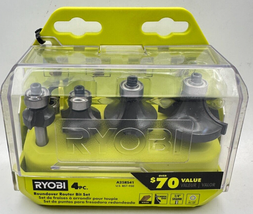 RYOBI Roundover Router Bit Set (4-Piece) | eBay