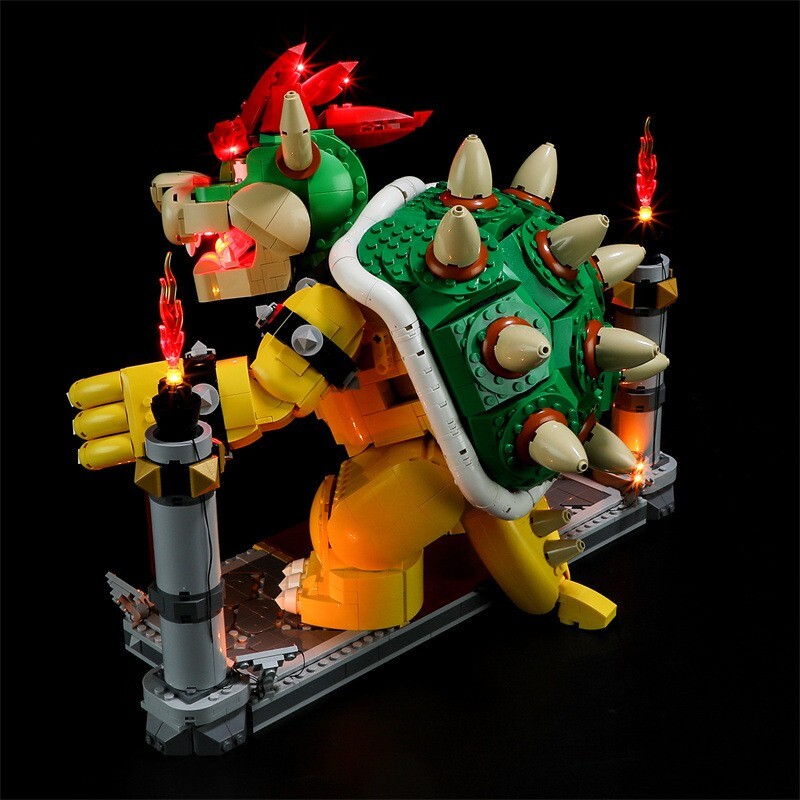 LED lighting Kit for LEGO Super Mario The Mighty Bowser 71411 Lights ...